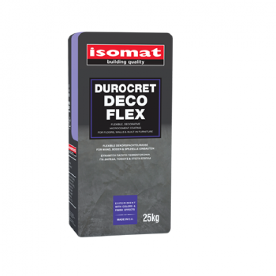 DUROCRET-DECO FLEX ΕΥΚΑΜΠΤΗ ΠΑΤΗΤΗ ΤΣΙΜΕΝΤΟΚΟΝΙΑ ΓΙΑ ΔΑΠΕΔΑ ΚΑΙ ΤΟΙΧΟΥΣ ...